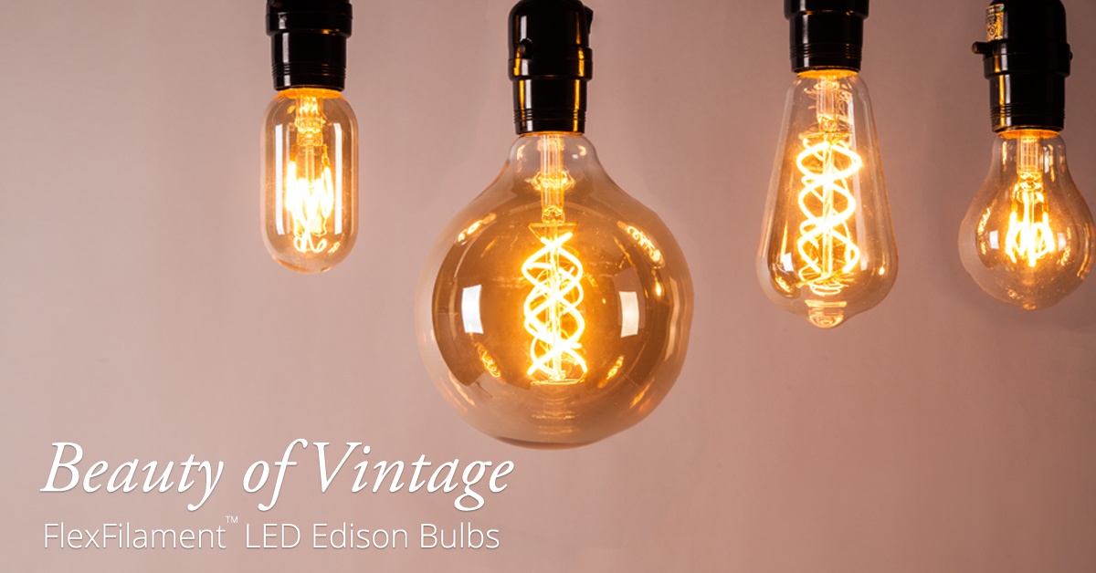FlexFilament® Vintage LED Light Bulbs